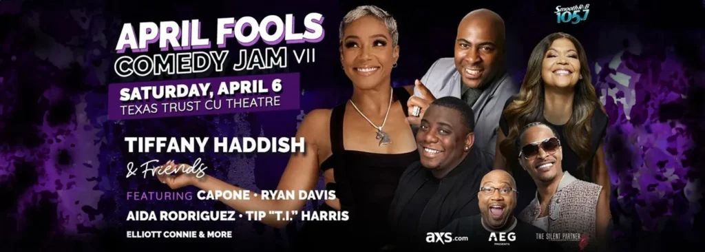 April Fools Comedy Jam Tickets | 6 April 2024 | Texas Trust CU Theatre ...